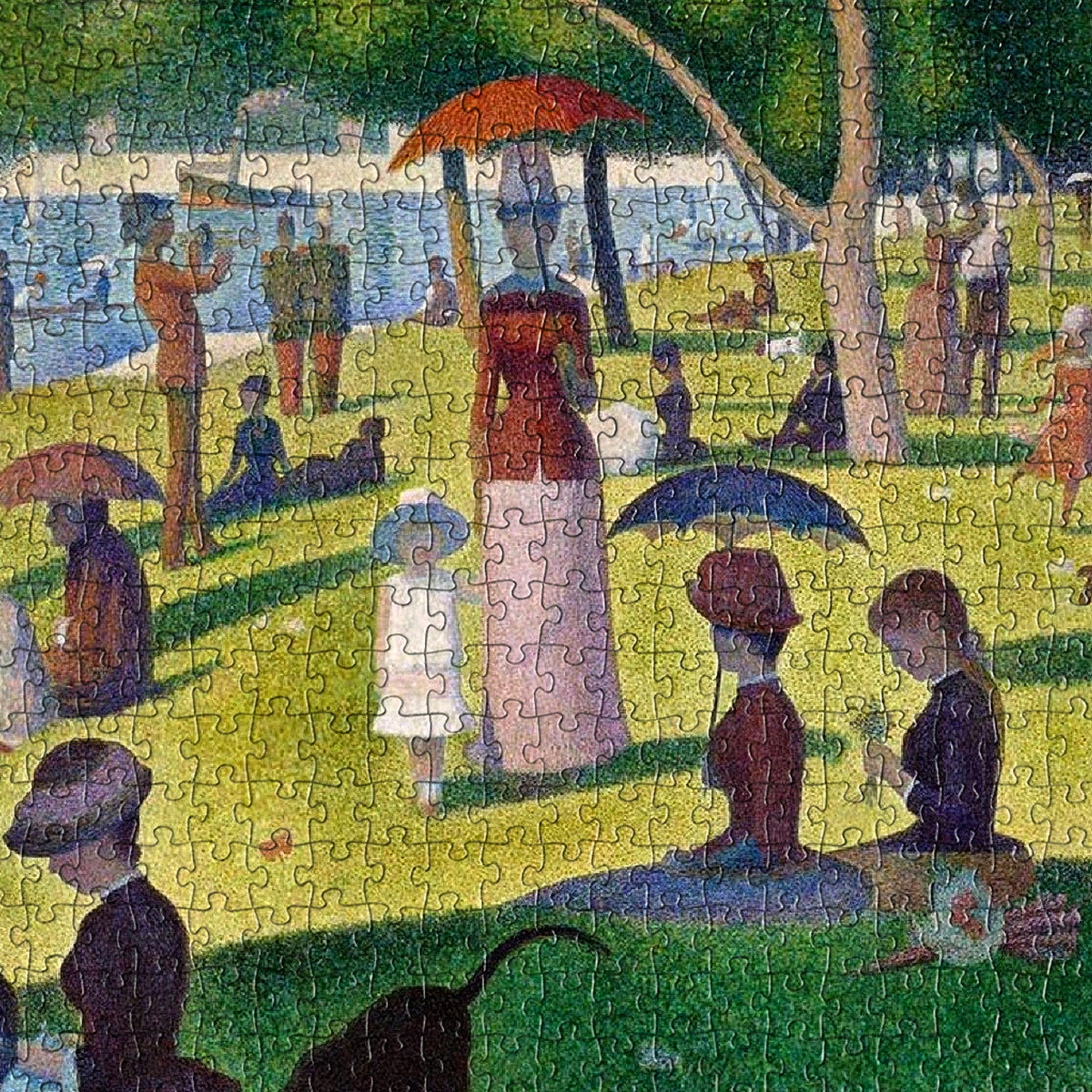 1000-piece Georges Seurat A Sunday on La Grande Jatte Jigsaw Puzzle ...