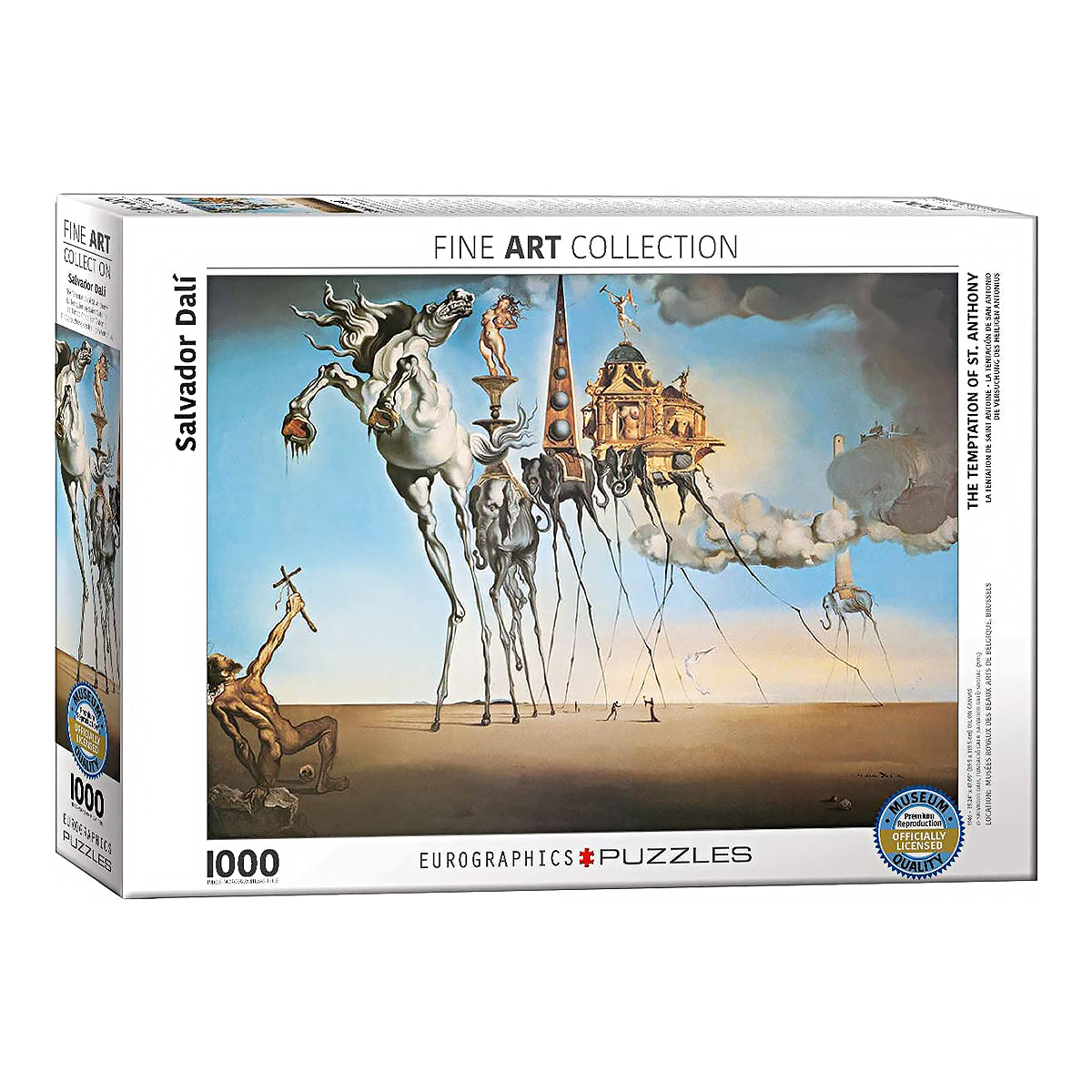1000-piece Salvador Dali The Temptation of Saint Anthony Jigsaw Puzzle ...