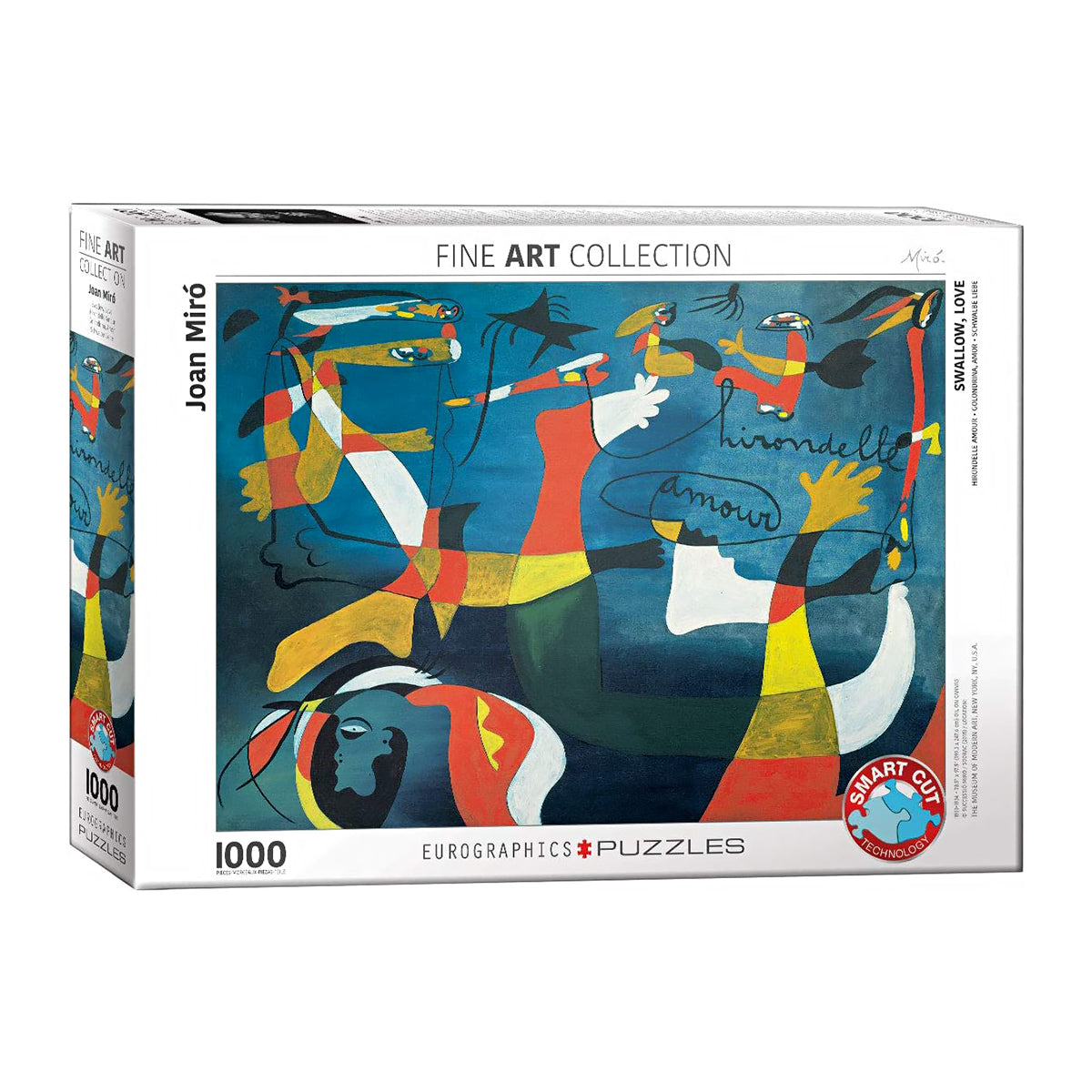 1000-piece Joan Miró Hirondelle Amour Jigsaw Puzzle | Rest In Pieces