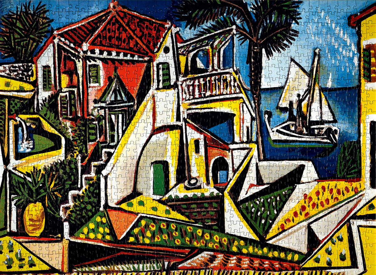 1000-piece Pablo Picasso Mediterranean Landscape Jigsaw Puzzle | Rest ...