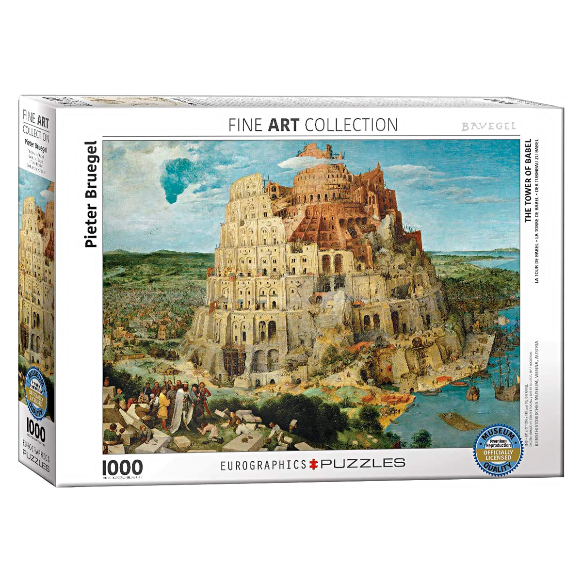 1000-piece Pieter Bruegel The Tower of Babel Jigsaw Puzzle | Rest In Pieces