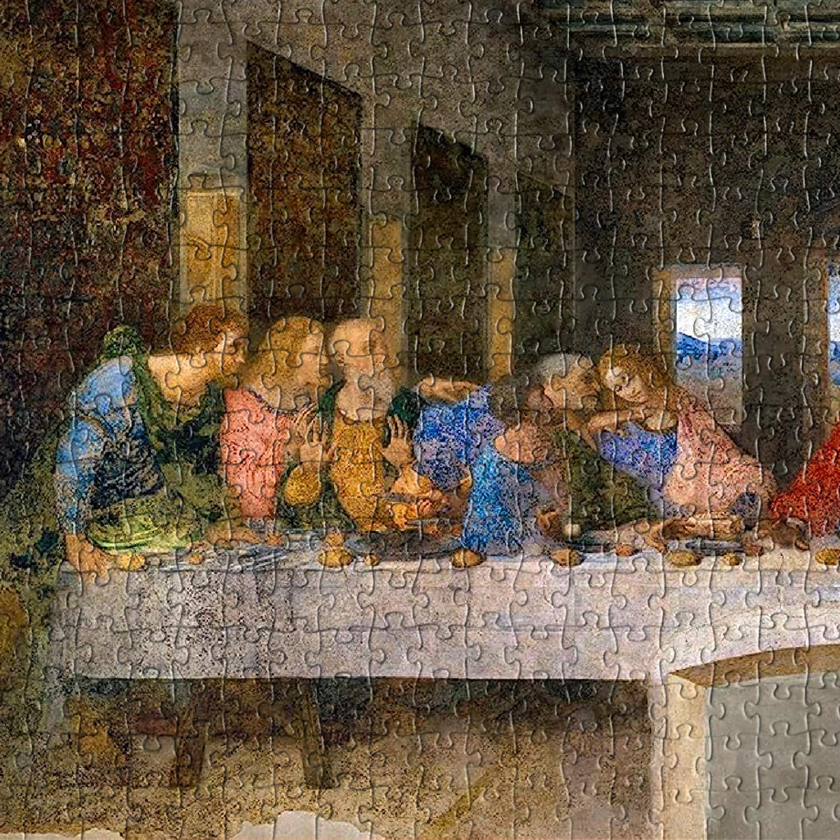 1000-piece Leonardo da Vinci The Last Supper Jigsaw Puzzle | Rest In Pieces
