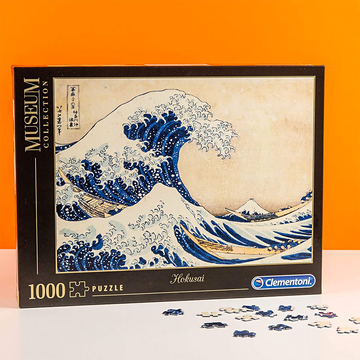 1000-piece Katsushika Hokusai The Great Wave off Kanagawa Jigsaw Puzzle ...