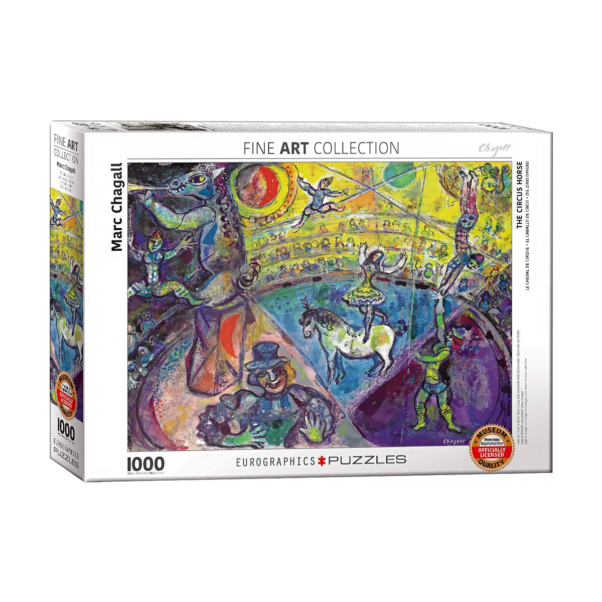 1000-piece Marc Chagall The Circus Horse Jigsaw Puzzle | Rest In Pieces